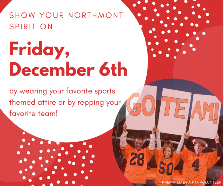 Spirit Day Friday, December 6th | Northmont Elementary PTA